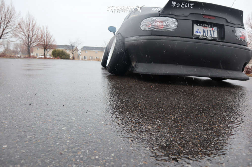 1990 Mazda Miata Base with 15x10 Diamond Racing Pro Street and Federal ...