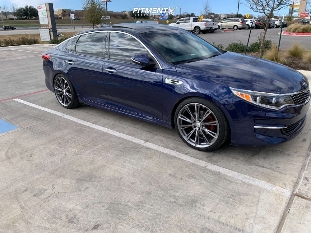 2016 Kia Optima EX with 20x9 Asanti Black Abl-30 and Nitto 245x35 on Coilovers | 1510385 ...