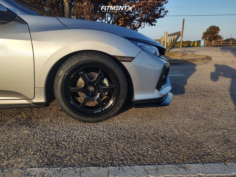 2018 Honda Civic Sport Touring with 18x9 Cosmis Racing XT-006R and ...