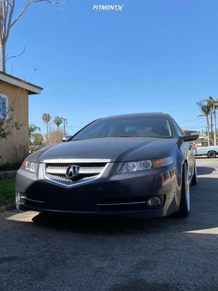 2007 Acura TL Base with 18x9.5 ESR SR05 and Toyo Tires 245x35 on ...
