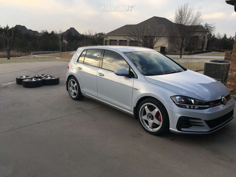 2019 Volkswagen GTI S with 18x8.5 Fifteen52 Chicane and Yokohama 235x40 ...