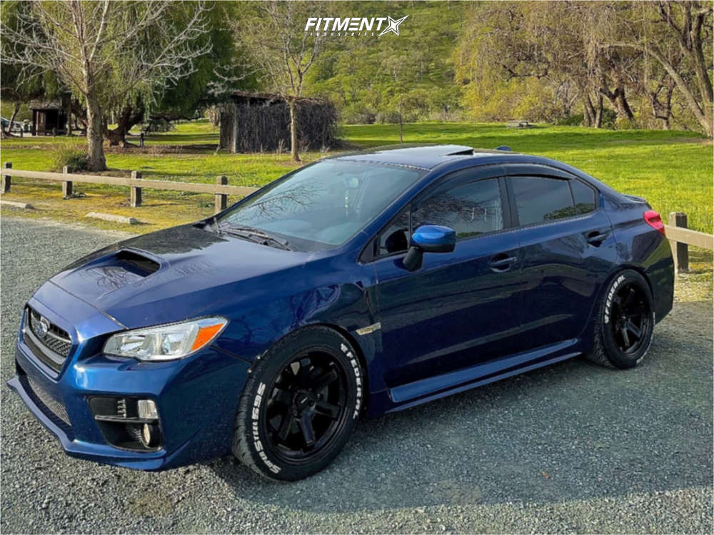 2015 Subaru WRX Premium with 18x9.5 AVID1 AV6 and Federal 245x45 on ...