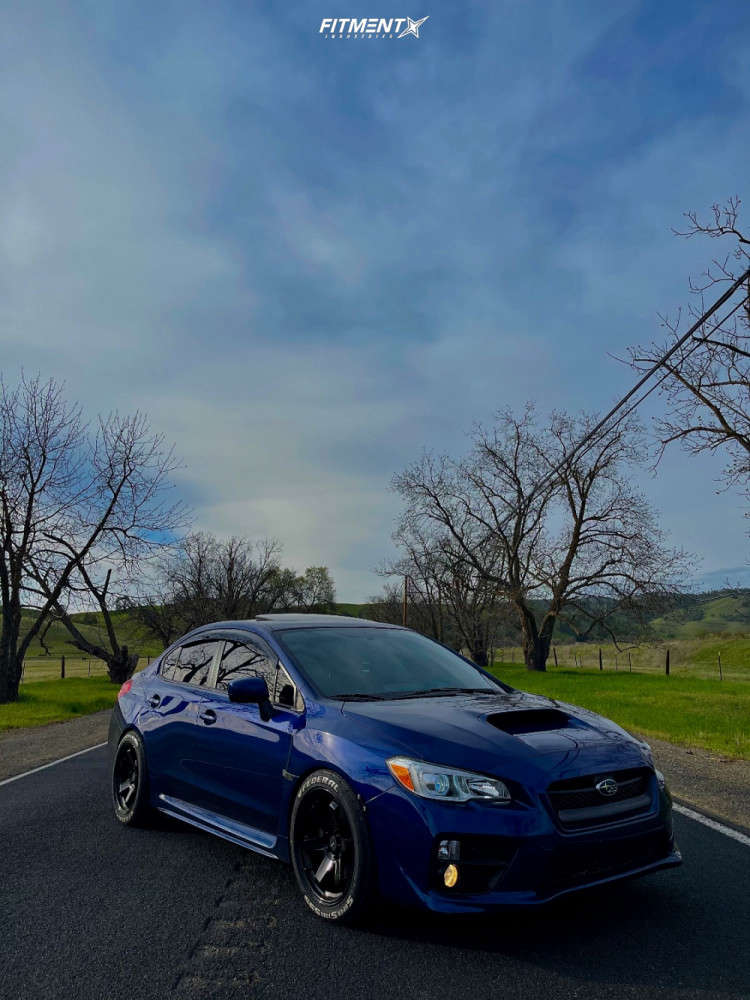 2015 Subaru WRX Premium with 18x9.5 AVID1 AV6 and Federal 245x45 on ...