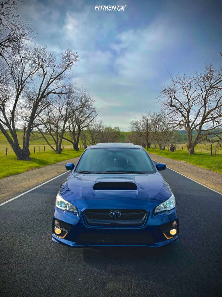 2015 Subaru WRX Premium with 18x9.5 AVID1 AV6 and Federal 245x45 on ...