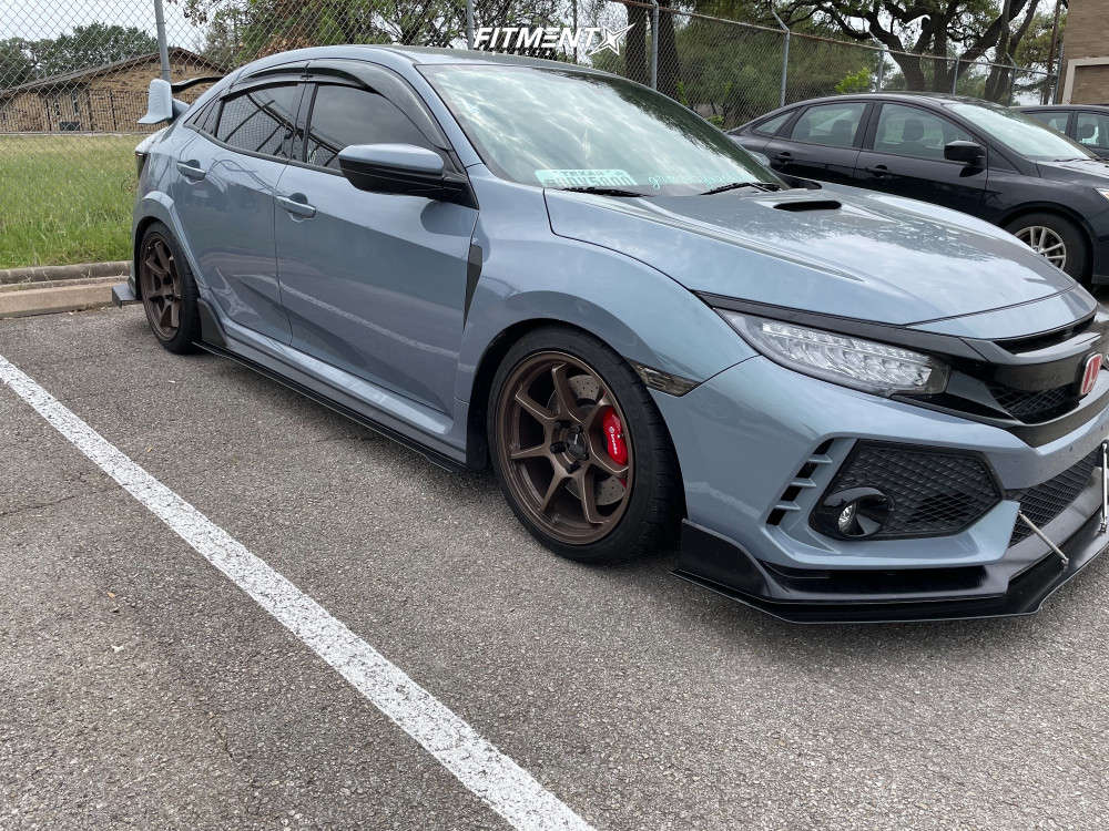 2019 Honda Civic Type R with 18x9.5 Enkei TS-7 and Federal 255x35 on ...