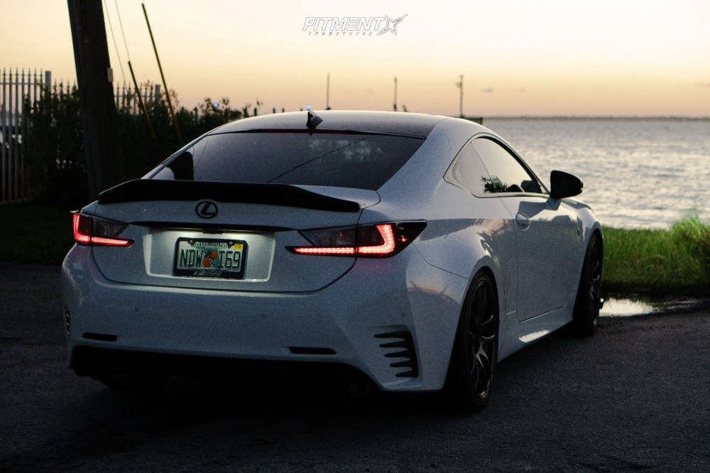 2015 Lexus RC350 F Sport with 19x9.5 ESR Sr08 and Toyo Tires 235x40 on ...