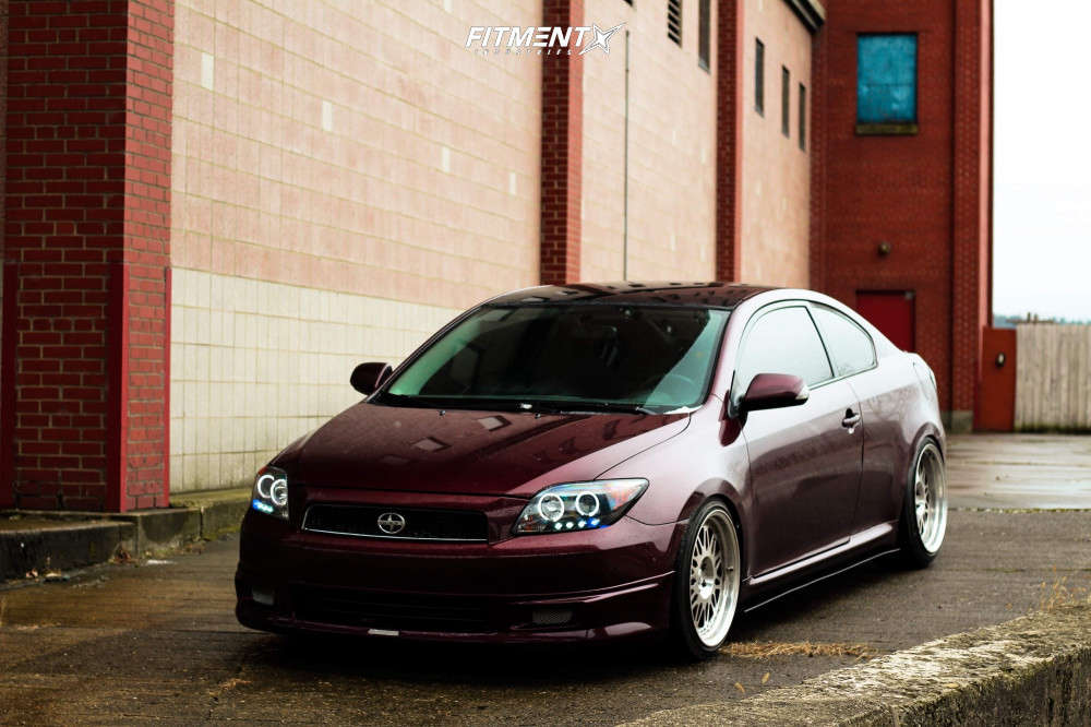 2007 Scion TC Base with 18x9 Varrstoen Mk4 and Goodyear 215x40 on ...