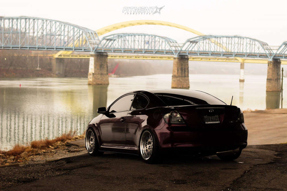 2007 Scion TC Base with 18x9 Varrstoen Mk4 and Goodyear 215x40 on ...