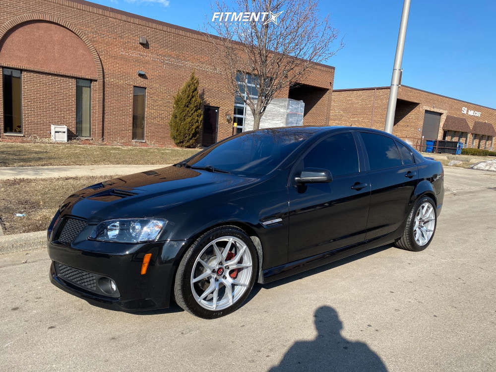 2009 Pontiac G8 GXP with 19x8.5 Curva C42 and Continental 245x40 on ...