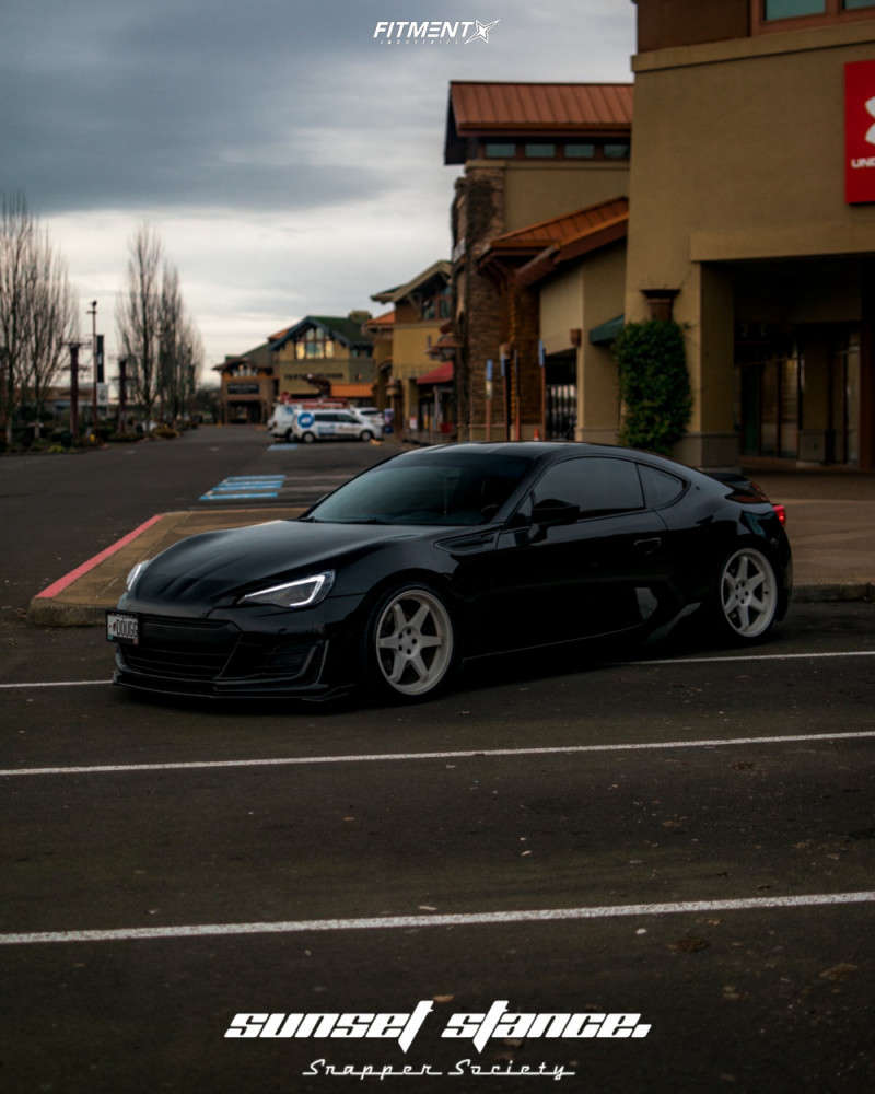 2013 Subaru BRZ Premium with 18x9.5 ESR Sr07 and Milestar 245x35 on ...