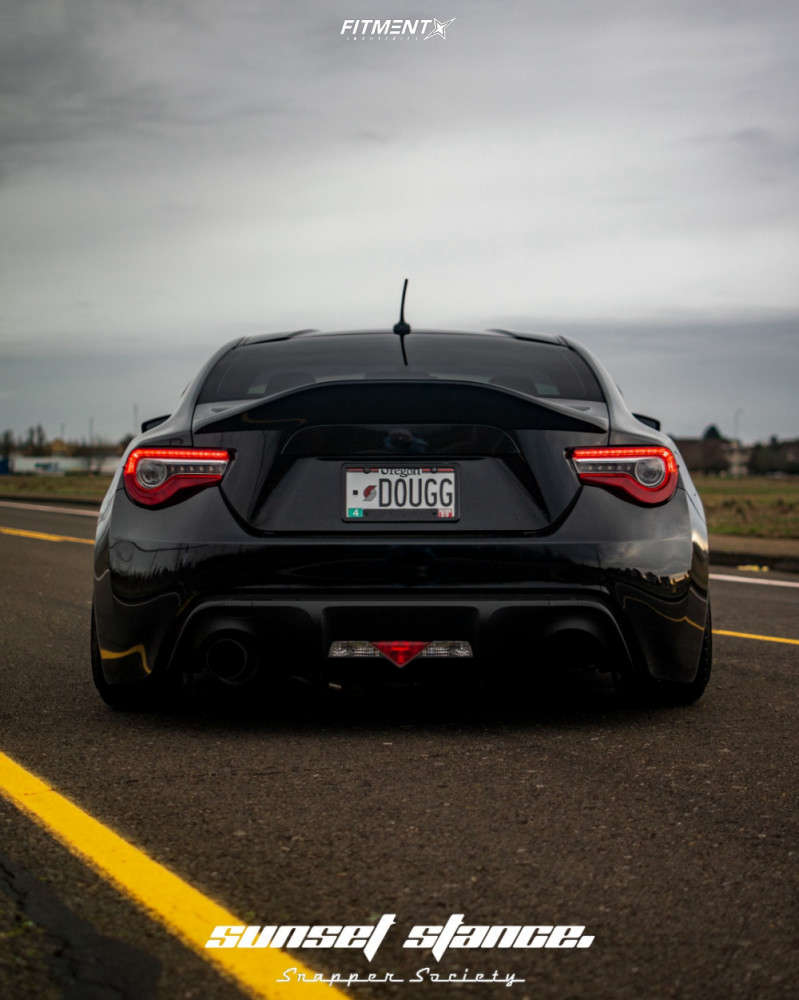 2013 Subaru BRZ Premium with 18x9.5 ESR Sr07 and Milestar 245x35 on ...