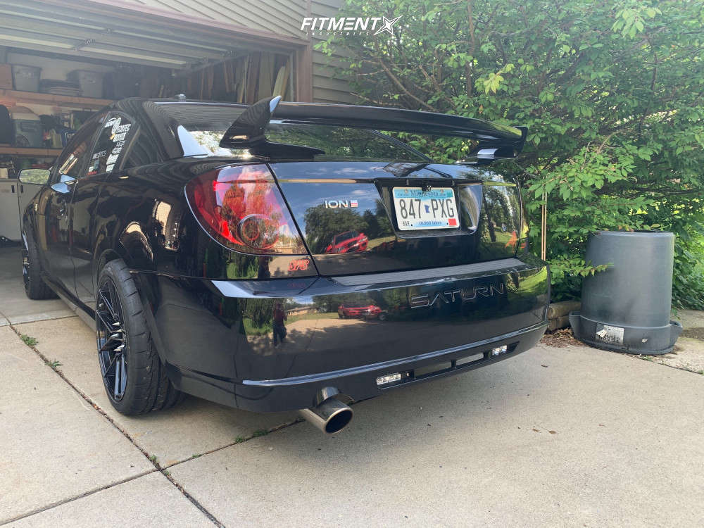 2007 Saturn Ion Red Line with 18x9 GWG HP1 and Firestone 255x35 on ...