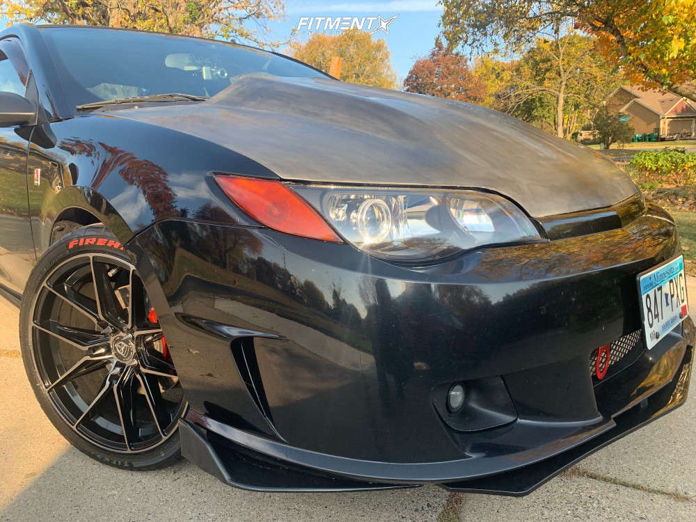 2007 Saturn Ion Red Line with 18x9 GWG HP1 and Firestone 255x35 on ...