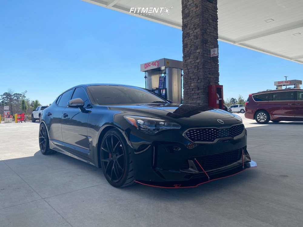 2018 Kia Stinger GT2 with 19x8.5 Niche Misano and Toyo Tires 235x35 on ...