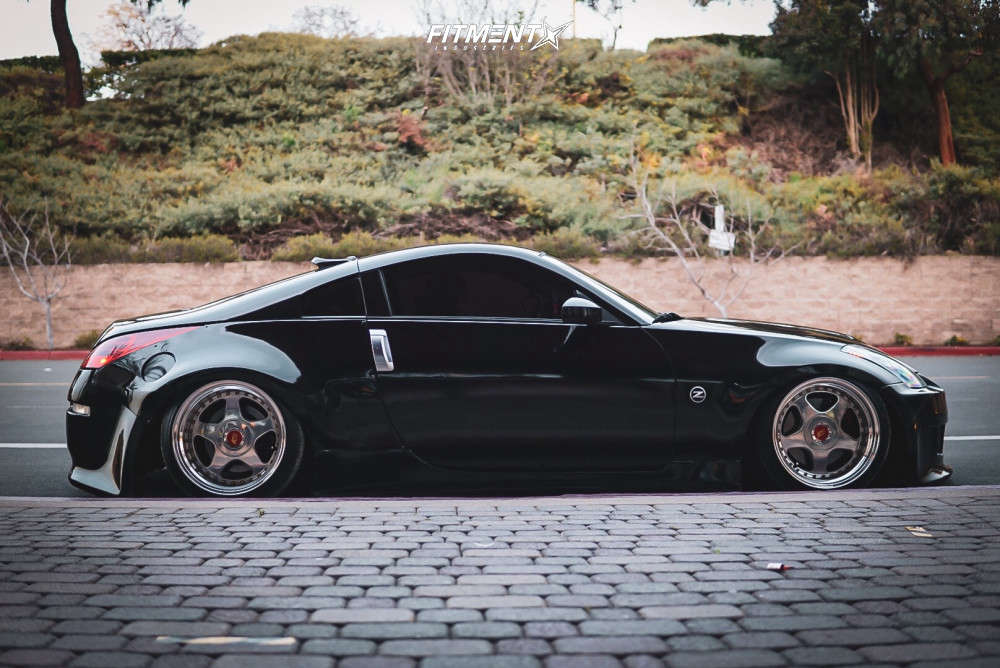 2008 Nissan 350Z Base with 18x9.5 SSR Koenigs and Hercules 225x40 on ...