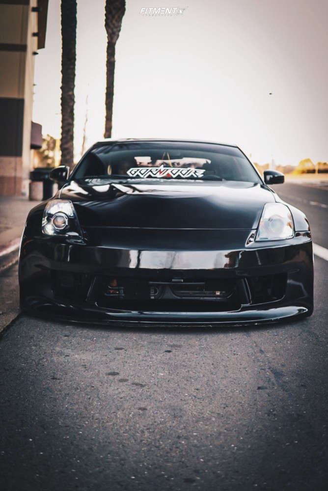 2008 Nissan 350Z Base with 18x9.5 SSR Koenigs and Hercules 225x40 on ...