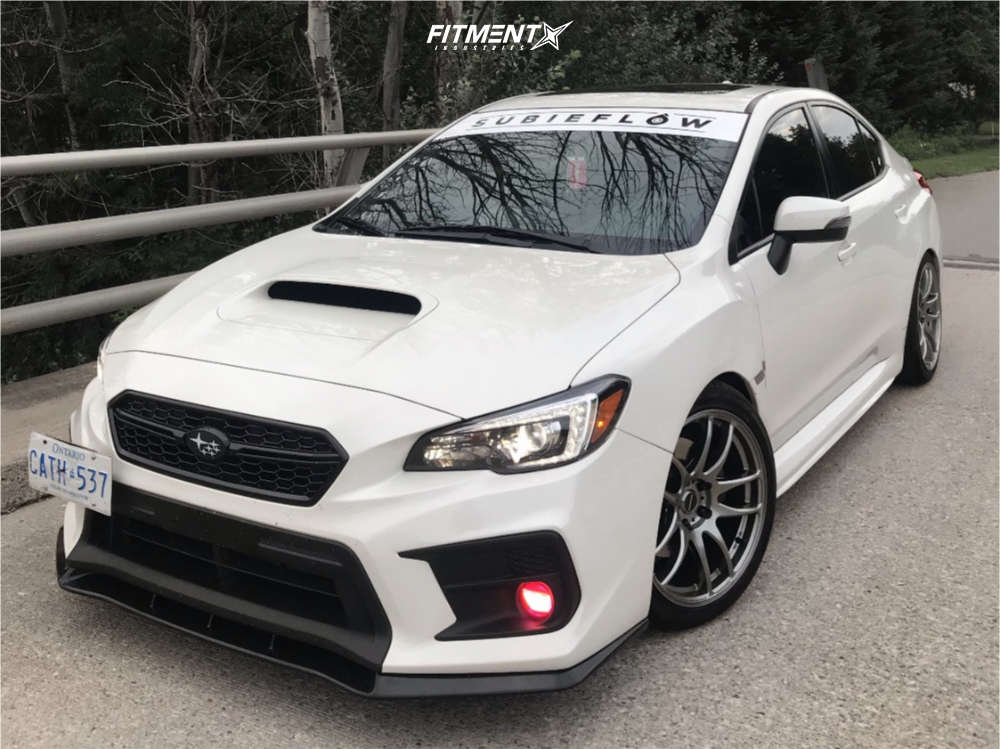 2019 Subaru WRX Sport with 18x8.5 Superspeed Ss02gt and Pirelli 245x40 ...