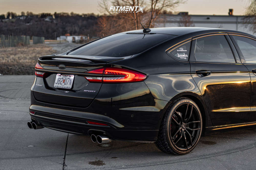 2017 Ford Fusion Sport with 19x8.5 Niche Vosso and Nitto 245x35 on ...