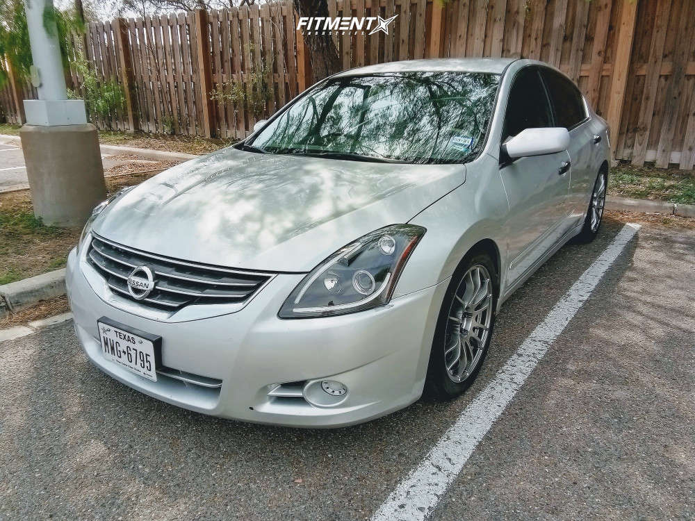 2012 Nissan Altima S with 18x8 AVID1 AV20 and Kenda 235x45 on Lowering ...