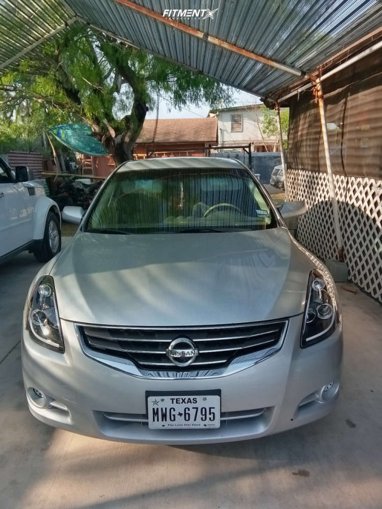 2012 Nissan Altima S with 18x8 AVID1 AV20 and Kenda 235x45 on Lowering ...