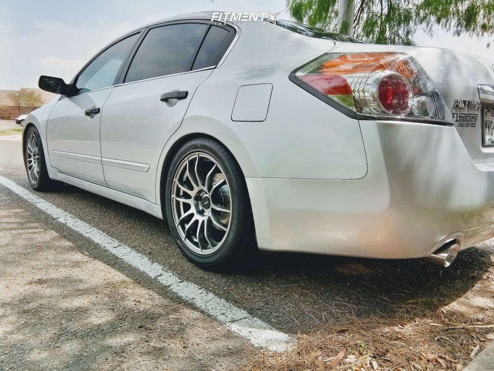 2012 Nissan Altima S with 18x8 AVID1 AV20 and Kenda 235x45 on Lowering ...