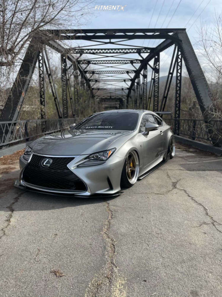 2017 Lexus RC200t F Sport with 19x9.5 Aodhan Ds05 and Achilles 225x35 ...