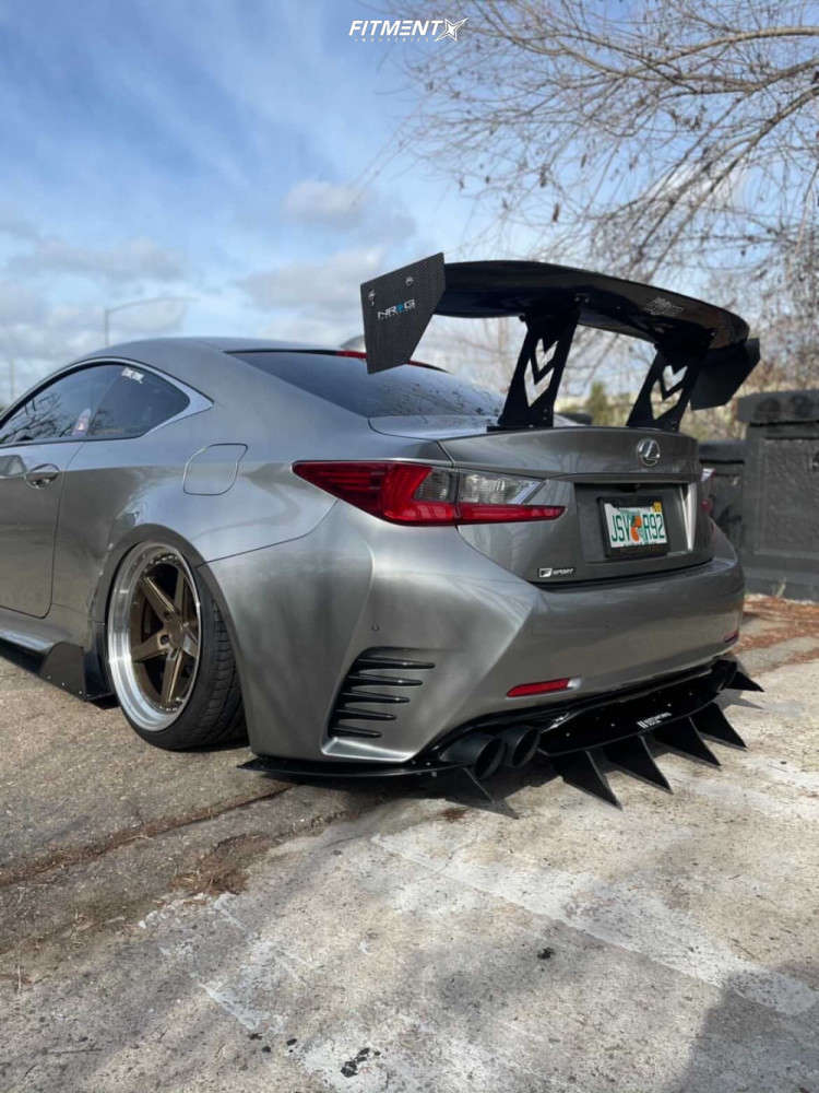 2017 Lexus RC200t F Sport with 19x9.5 Aodhan Ds05 and Achilles 225x35 ...