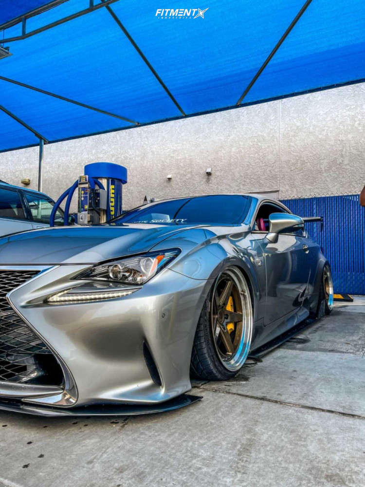 2017 Lexus RC200t F Sport with 19x9.5 Aodhan Ds05 and Achilles 225x35 ...