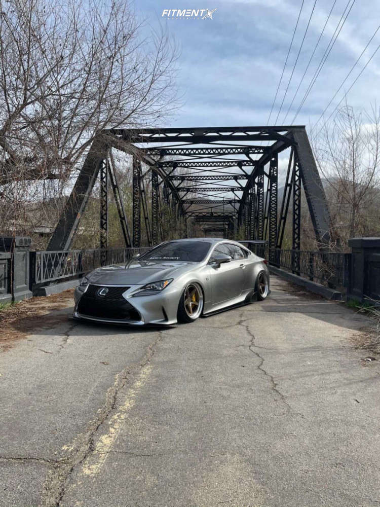 2017 Lexus RC200t F Sport with 19x9.5 Aodhan Ds05 and Achilles 225x35 ...