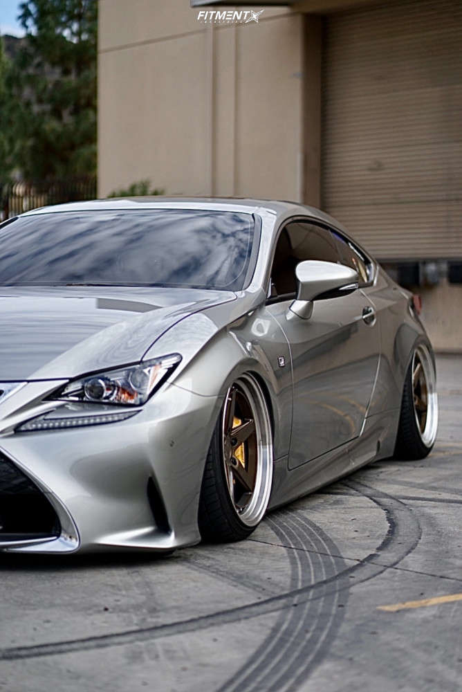 2017 Lexus RC200t F Sport with 19x9.5 Aodhan Ds05 and Achilles 225x35 ...