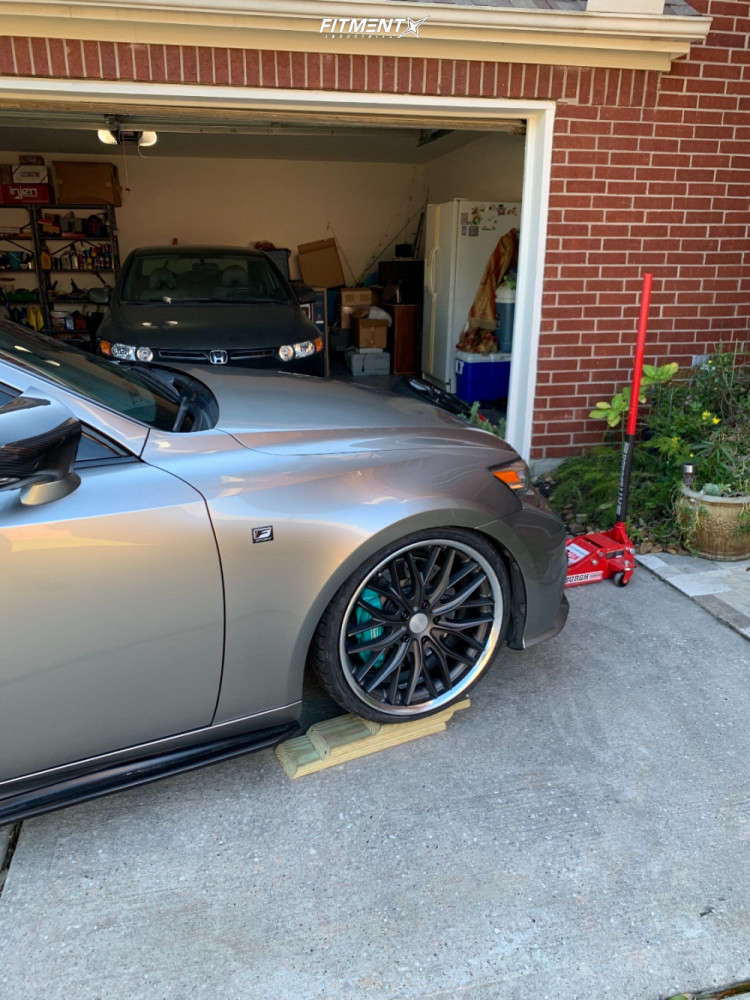2016 Lexus IS200t F Sport with 19x8.5 Vossen Vws2 and Achilles 225x35 ...