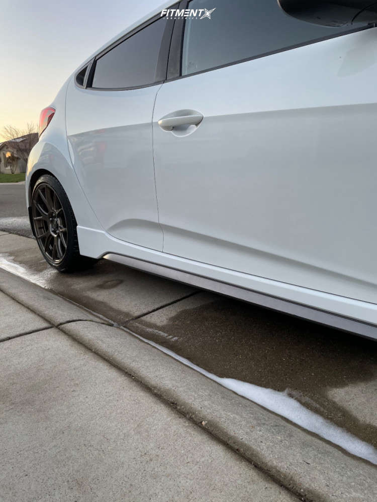 2016 Hyundai Veloster Turbo R-Spec with 18x8.5 Konig Ampliform and ...