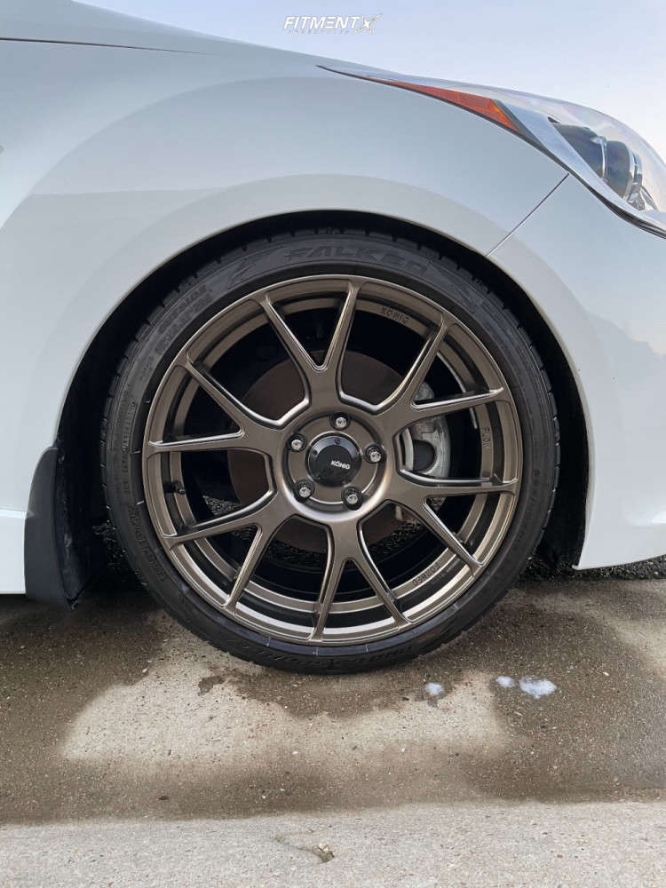 2016 Hyundai Veloster Turbo R-Spec with 18x8.5 Konig Ampliform and ...