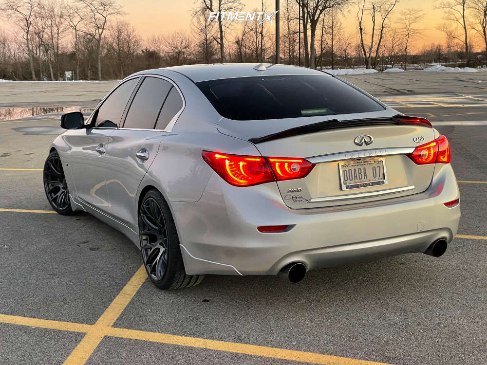 2014 INFINITI Q50 Premium with 19x9.5 ESR Sr12 and Firestone 255x35 on ...