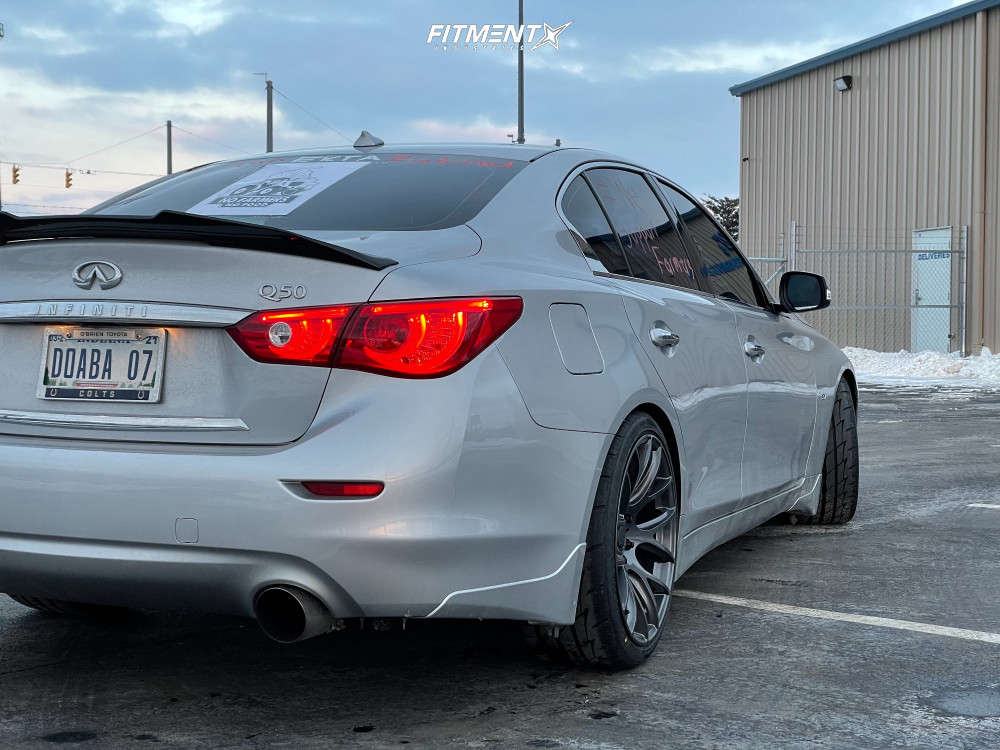 2014 INFINITI Q50 Premium with 19x9.5 ESR Sr12 and Firestone 255x35 on ...
