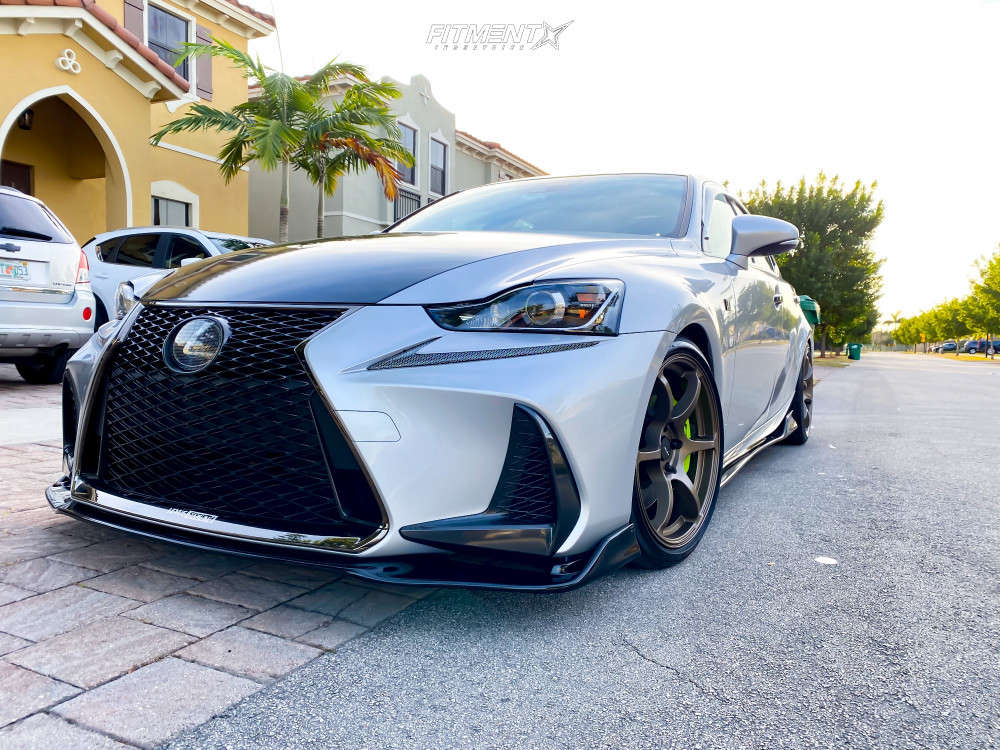 2018 Lexus IS300 F Sport with 18x8.5 AVID1 AV26 and Hankook 225x40 on ...