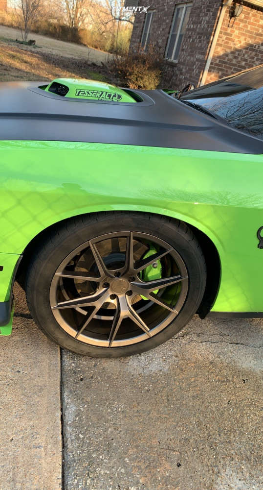 2015 Dodge Challenger Scat Pack with 20x9 Verde Axis and Nitto 275x40 ...