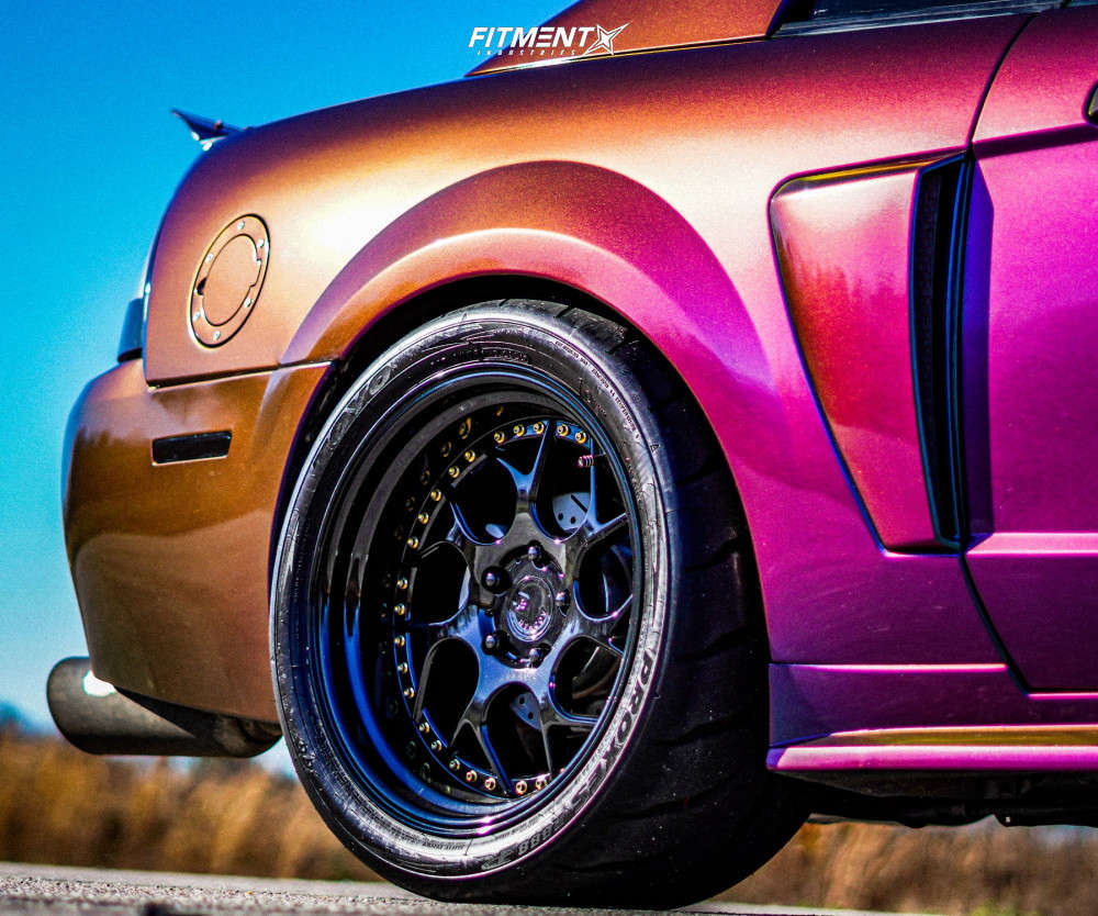 2003 Ford Mustang GT with 18x9.5 Aodhan Ds01 and Firestone 275x40 on ...