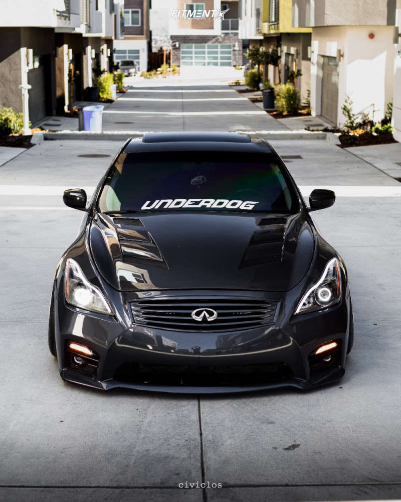 2008 INFINITI G37 Sport with 19x10 Work Meister S1 3p and Federal ...