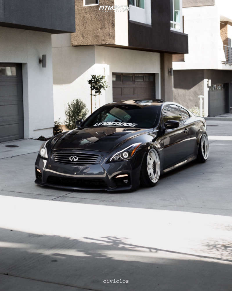 2008 INFINITI G37 Sport with 19x10 Work Meister S1 3p and Federal ...
