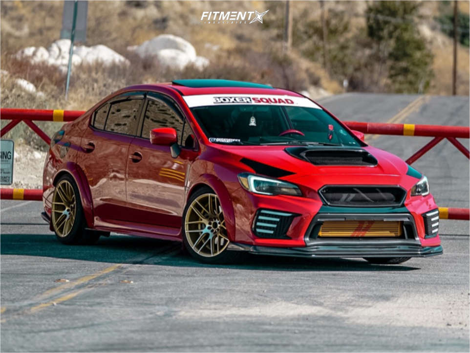 2018 Subaru WRX Premium with 18x10.5 F1R F18 and Achilles 265x35 on ...