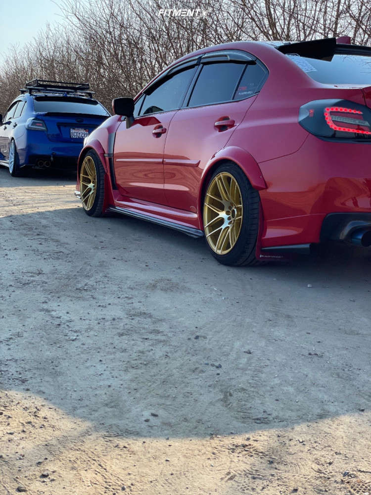 2018 Subaru WRX Premium with 18x10.5 F1R F18 and Achilles 265x35 on ...