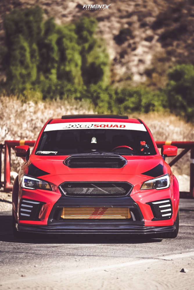 2018 Subaru WRX Premium with 18x10.5 F1R F18 and Achilles 265x35 on ...