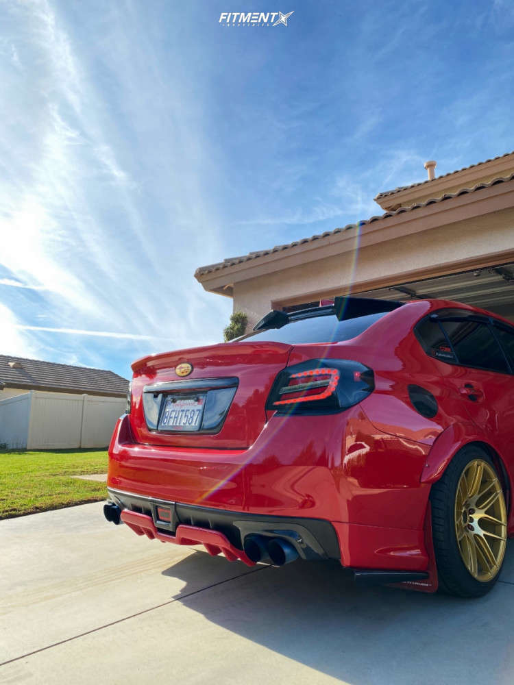 2018 Subaru WRX Premium with 18x10.5 F1R F18 and Achilles 265x35 on ...