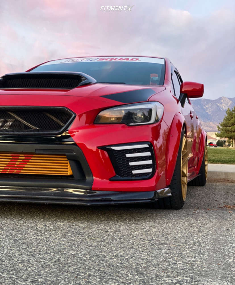 2018 Subaru WRX Premium with 18x10.5 F1R F18 and Achilles 265x35 on ...