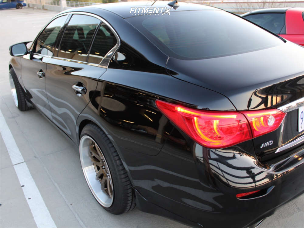 2015 INFINITI Q50 Premium with 19x11 Aodhan Ds02 and Michelin 255x40 on ...