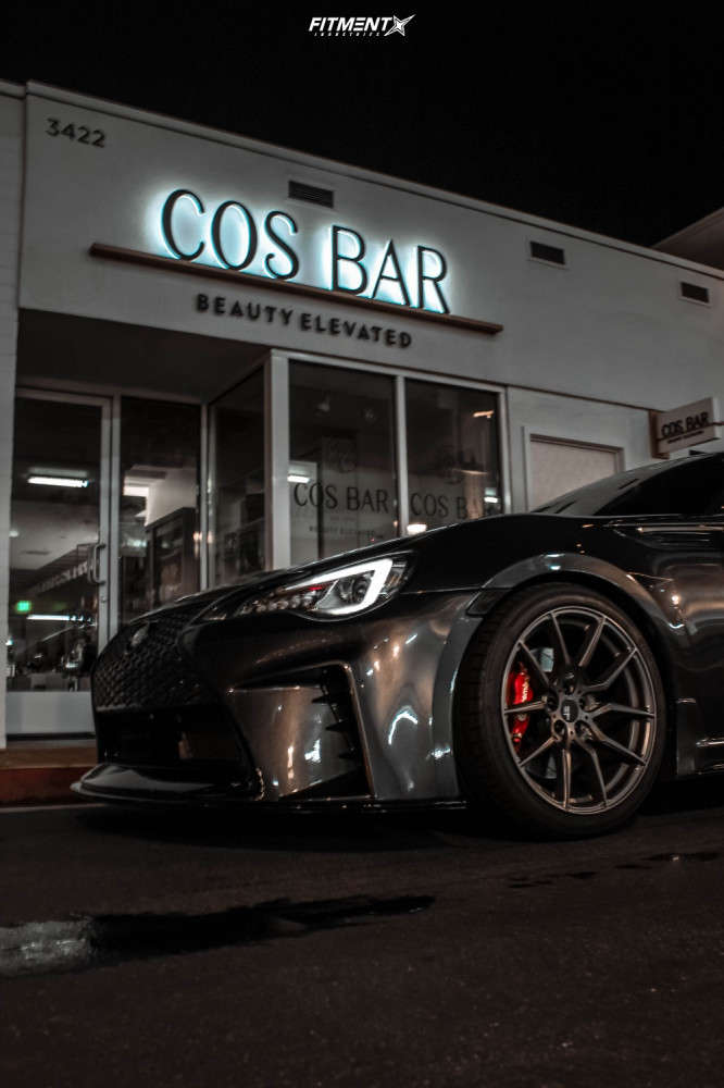 2017 Subaru BRZ Limited Performance with 18x9.5 Option Lab R716 and Hankook 255x35 on Coilovers ...