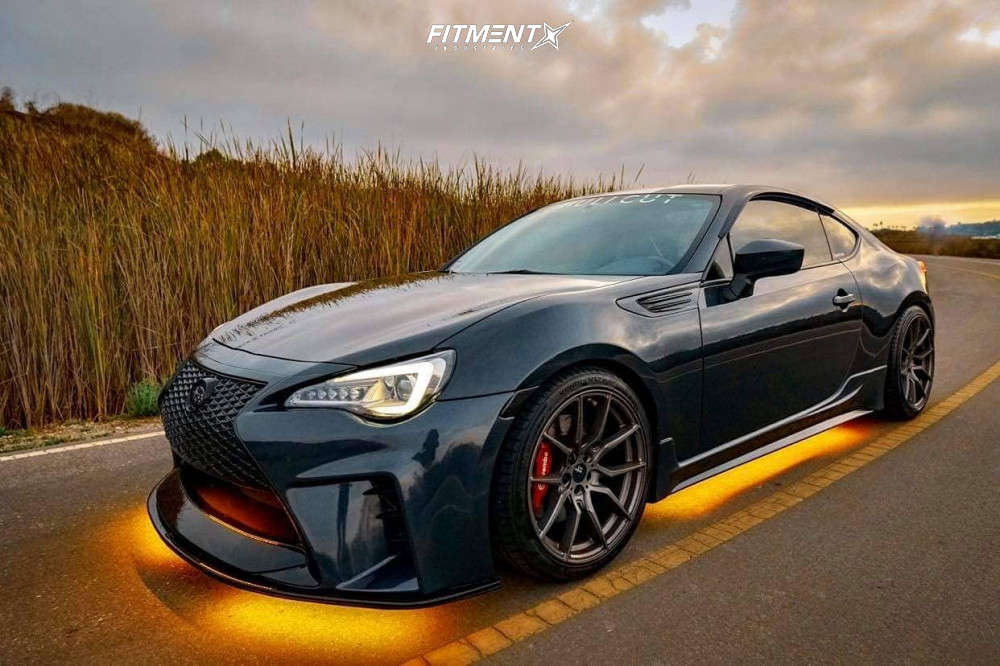 2017 Subaru BRZ Limited Performance with 18x9.5 Option Lab R716 and Hankook 255x35 on Coilovers ...