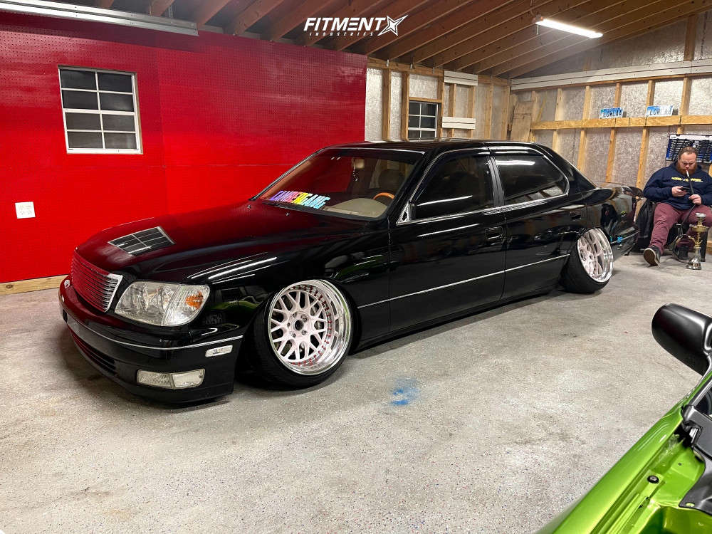 1999 Lexus LS400 Base with 18x10.5 Work Vs X9 and Accelera 215x40 on ...