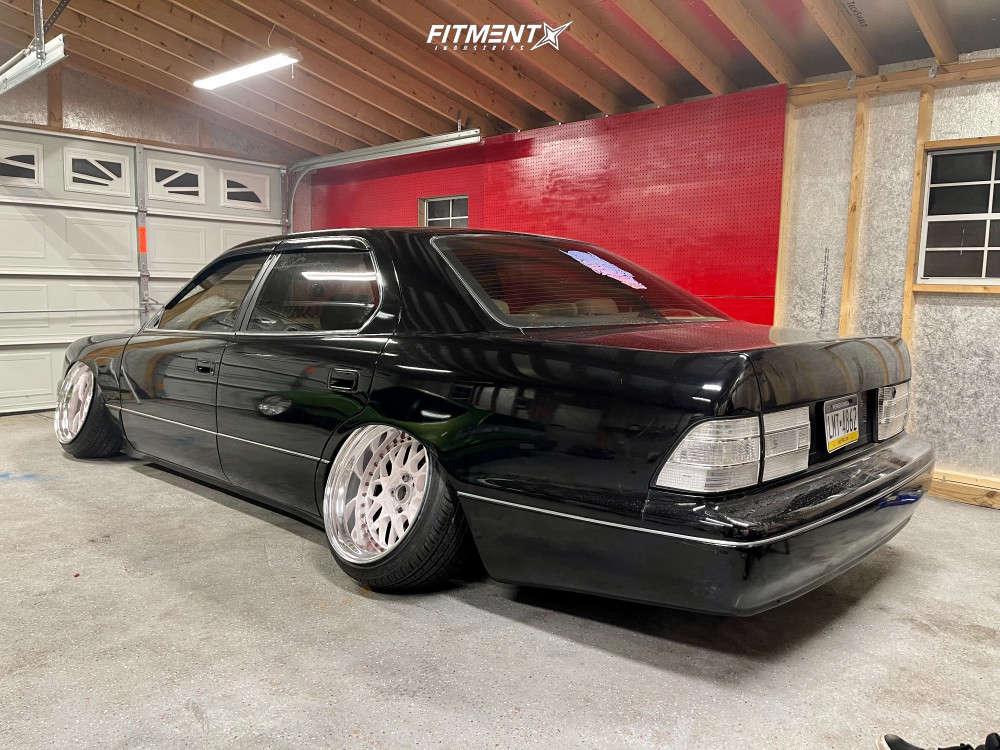 1999 Lexus LS400 Base with 18x10.5 Work Vs X9 and Accelera 215x40 on ...